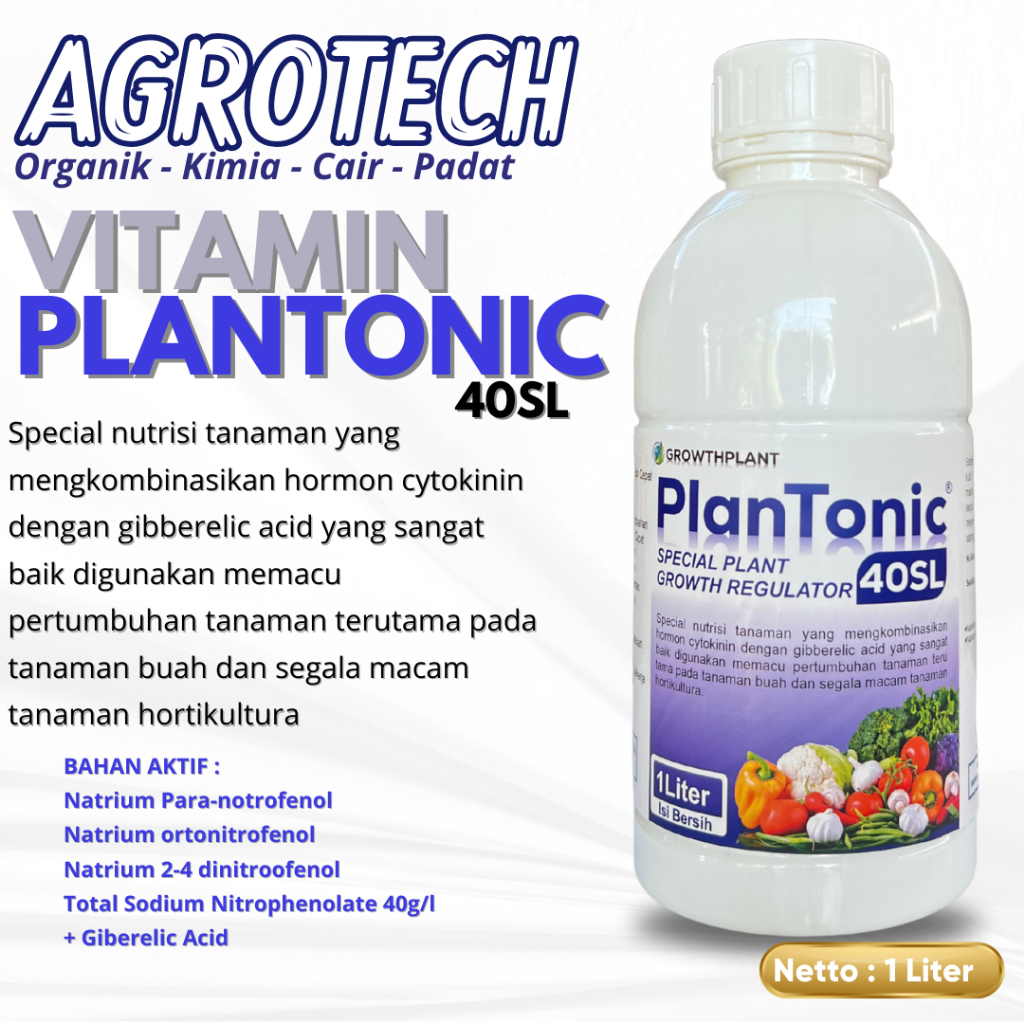 Jual PLANTONIC 40SL Special ZPT Percepat Pertumbuhan Tanaman ...