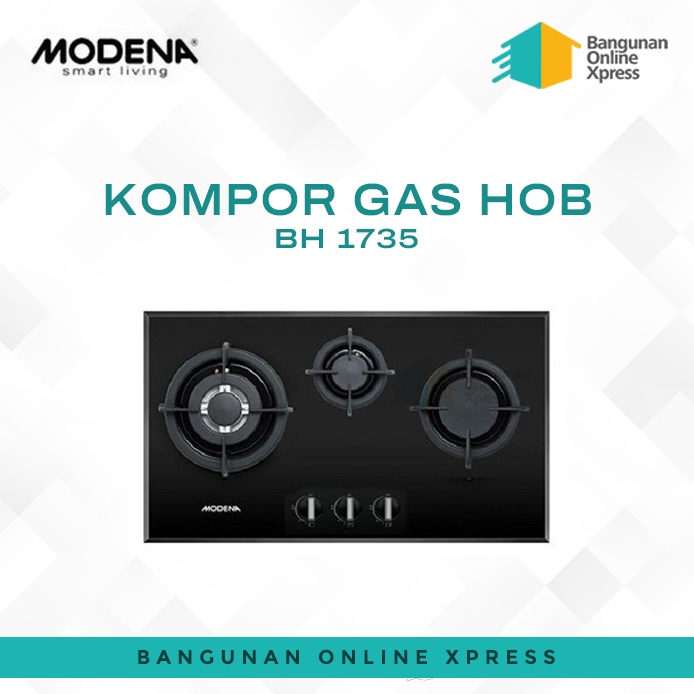 Jual MODENA Built-in Gas Hob Kompor Tanam - BH 1735 | Shopee Indonesia