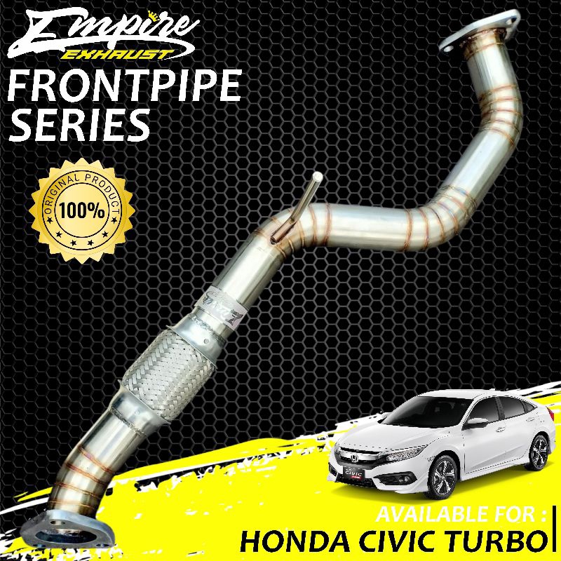 Jual Frontpipe Honda Civic Crv Turbo Empire Exhaust | Shopee Indonesia