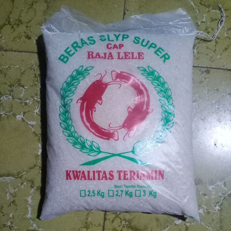 Jual Beras 2.5 KG Slyp Super Cap Raja Lele | Shopee Indonesia