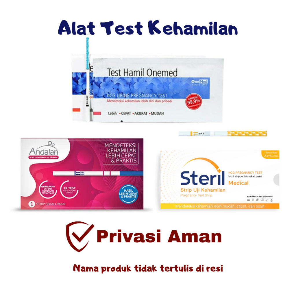 Jual Test Pack Kehamilan Onemed Steril Medical Andalan Testpack ...