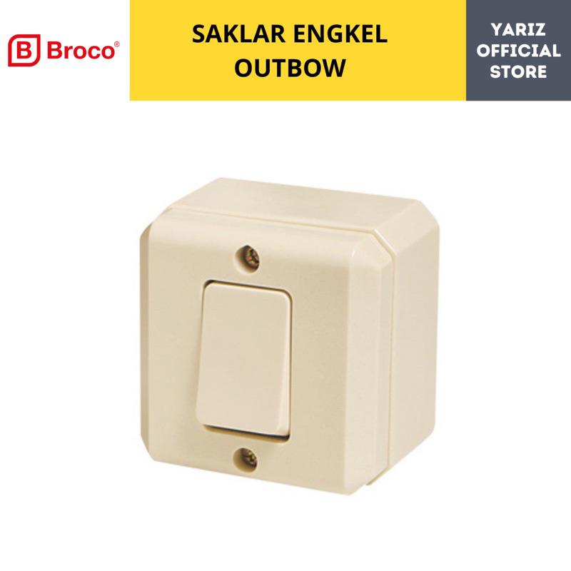 Jual BROCO Sakar Engkel / Saklar single broco / saklar tunggal broco ...
