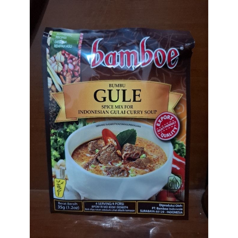 Jual Bamboe Bumbu Baru Gule 35gr | Shopee Indonesia