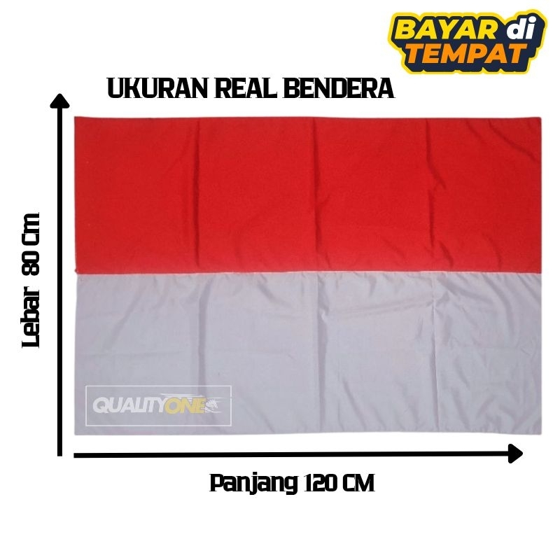 Jual Bendera Merah Putih 120×80 Cm || Bendera Indonesia || Bendera ...