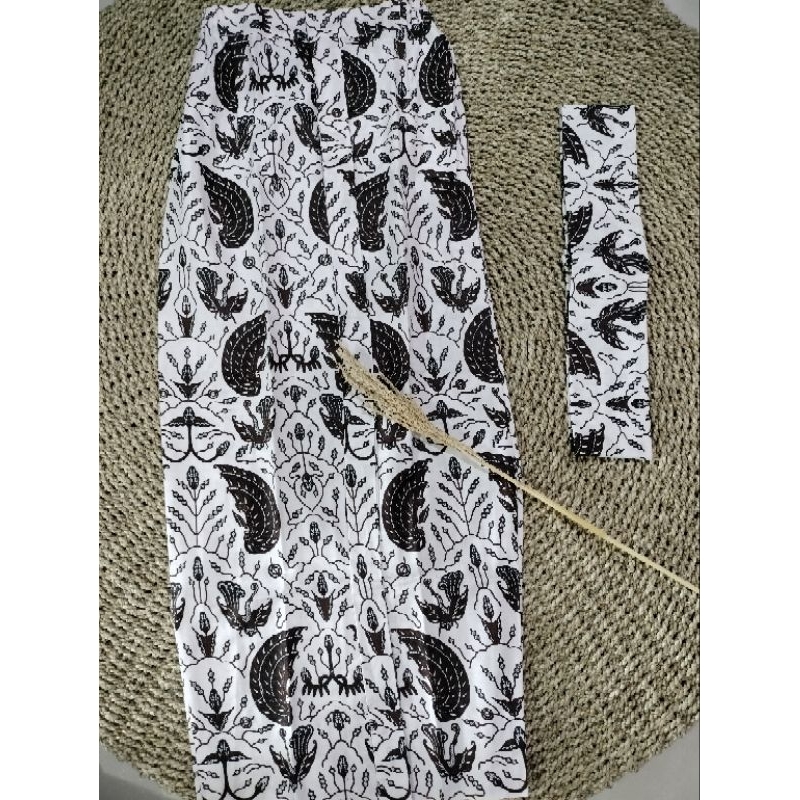 Jual jarik instant model rok span wiron set selendang | Shopee Indonesia