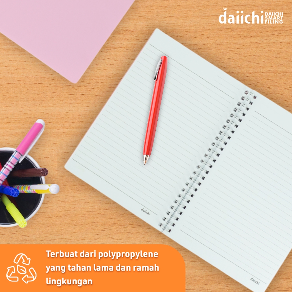 Jual Daiichi - Notebook Buku Tulis Buku Catatan Buku Spiral Ukuran A5 ...