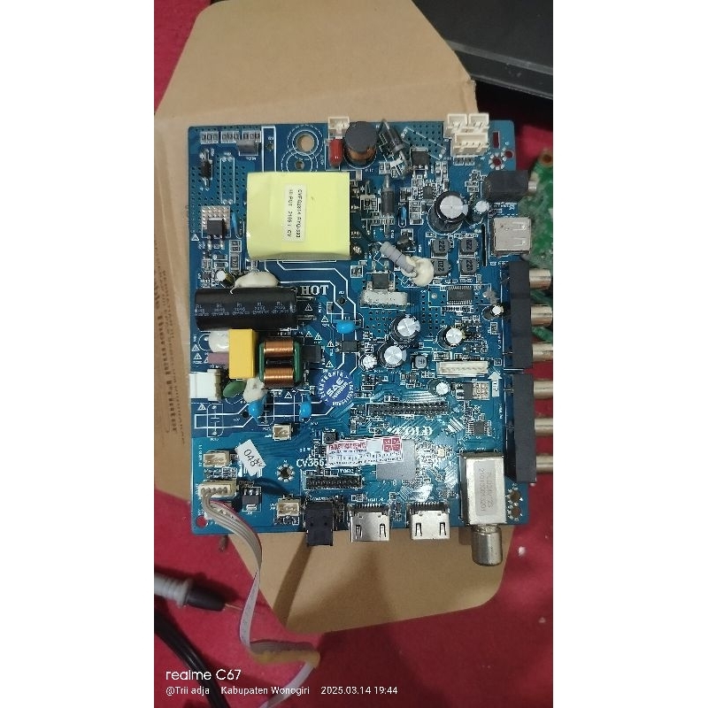 Jual MESIN TV LED POLYTRON MAINBOARD 24V123 24V223 PLD24V123 | Shopee ...