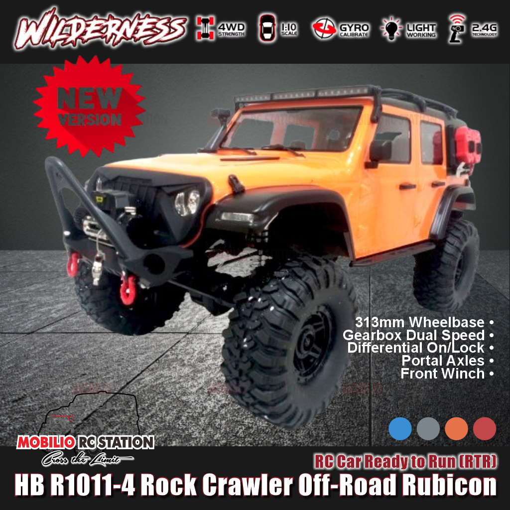 Jual Wilderness HB R1011 /12/13/14 Rock Crawler Off-Road Rubicon RC 1 ...
