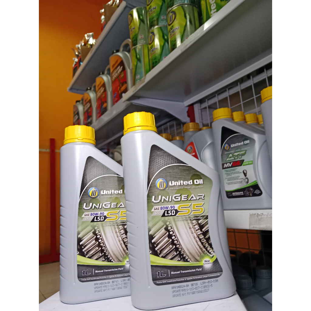 Jual United Oil UNIGEAR LSD SAE 80W-90 CL-S Manual Transmission Fluid ...