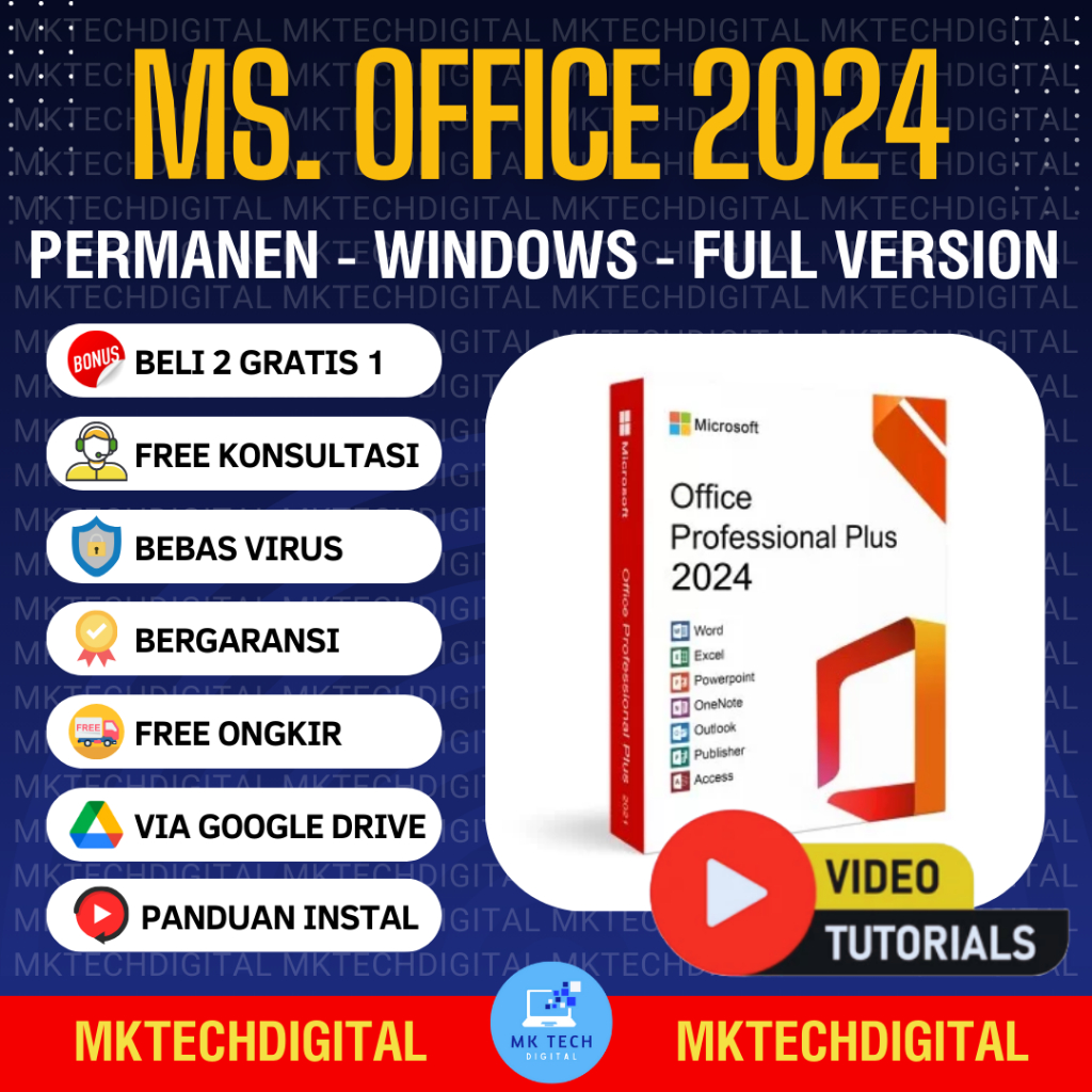 Jual MS OFF 2021 2019 2016 2013 2010 2007 FULL VERSION WINDOWS | Shopee ...