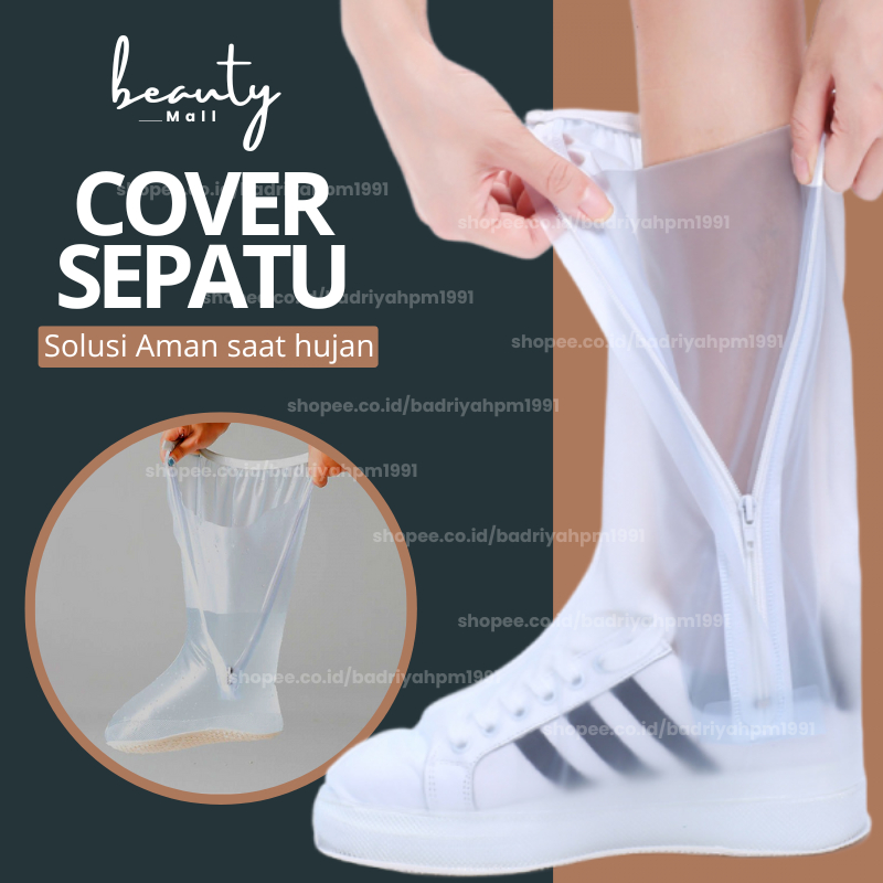 Jual Jas Hujan Cover Sepatu Waterproof PVC Anti Slip Selip Air Rain ...