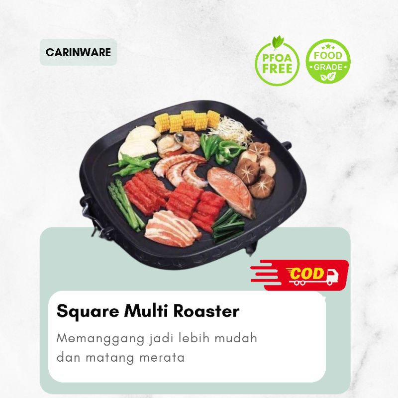 Jual Carin square multi roaster 32 cm korea bbq | Shopee Indonesia