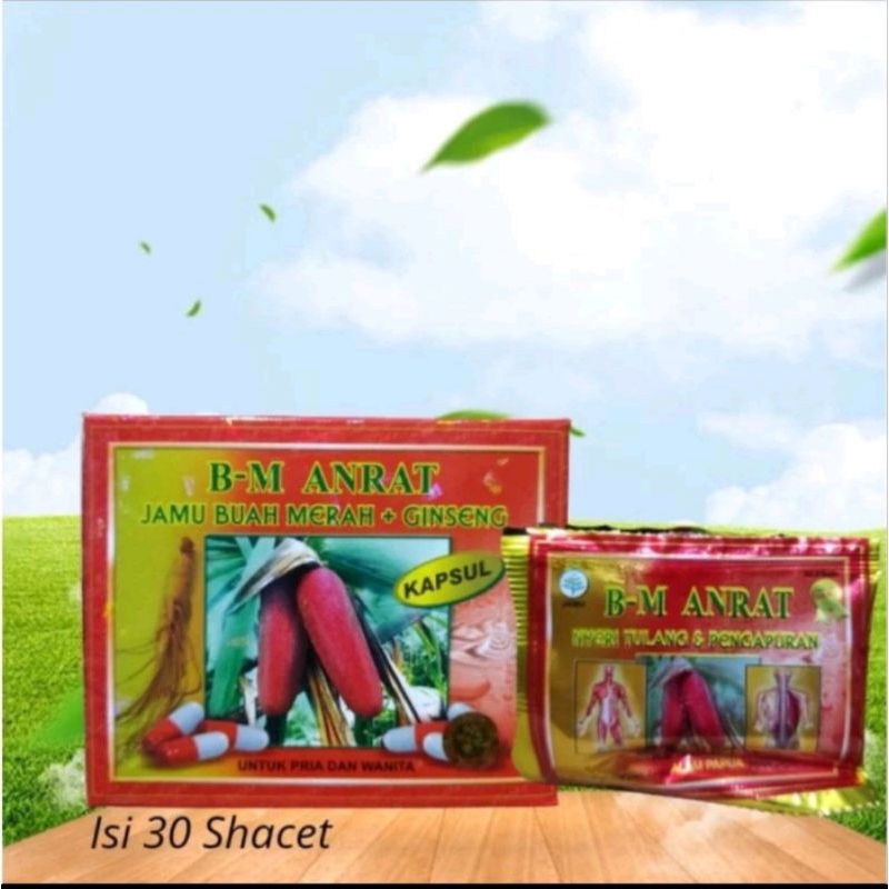 Jual BM Anrat Kapsul Buah Merah Papua plus Ginseng - Obat Rhematik Asam ...