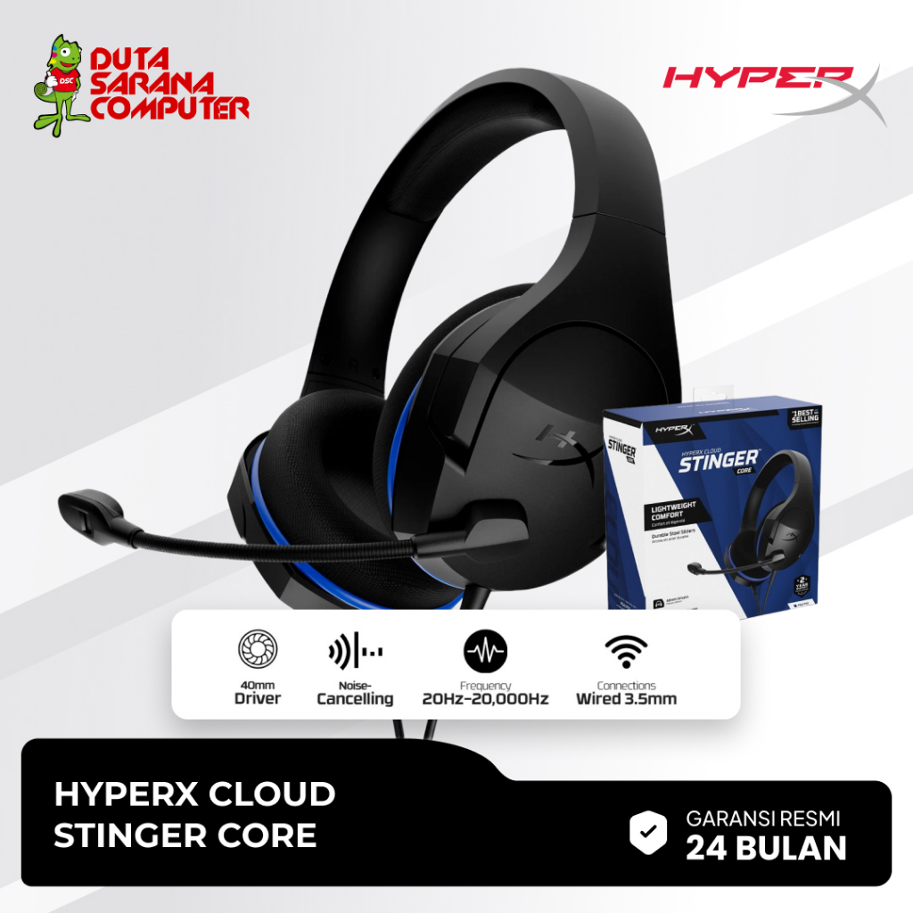 Jual HYPER X Cloud Stinger Core Headset Gaming | Shopee Indonesia