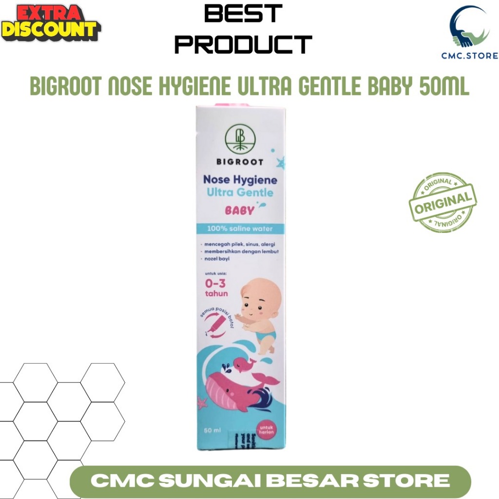 Jual Bigroot Nose Hygiene Ultra Gentle Baby 50ml | Shopee Indonesia