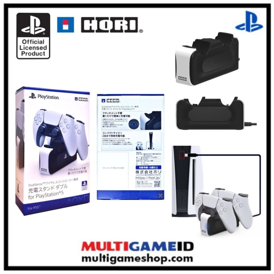 Jual PS5 Charging Station DualSense (HORI) | Shopee Indonesia