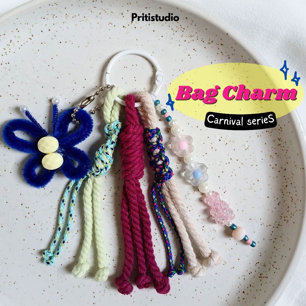Jual Pritistudio I Bag Charm Carnival Keychain Gantungan Tas Lucu ...