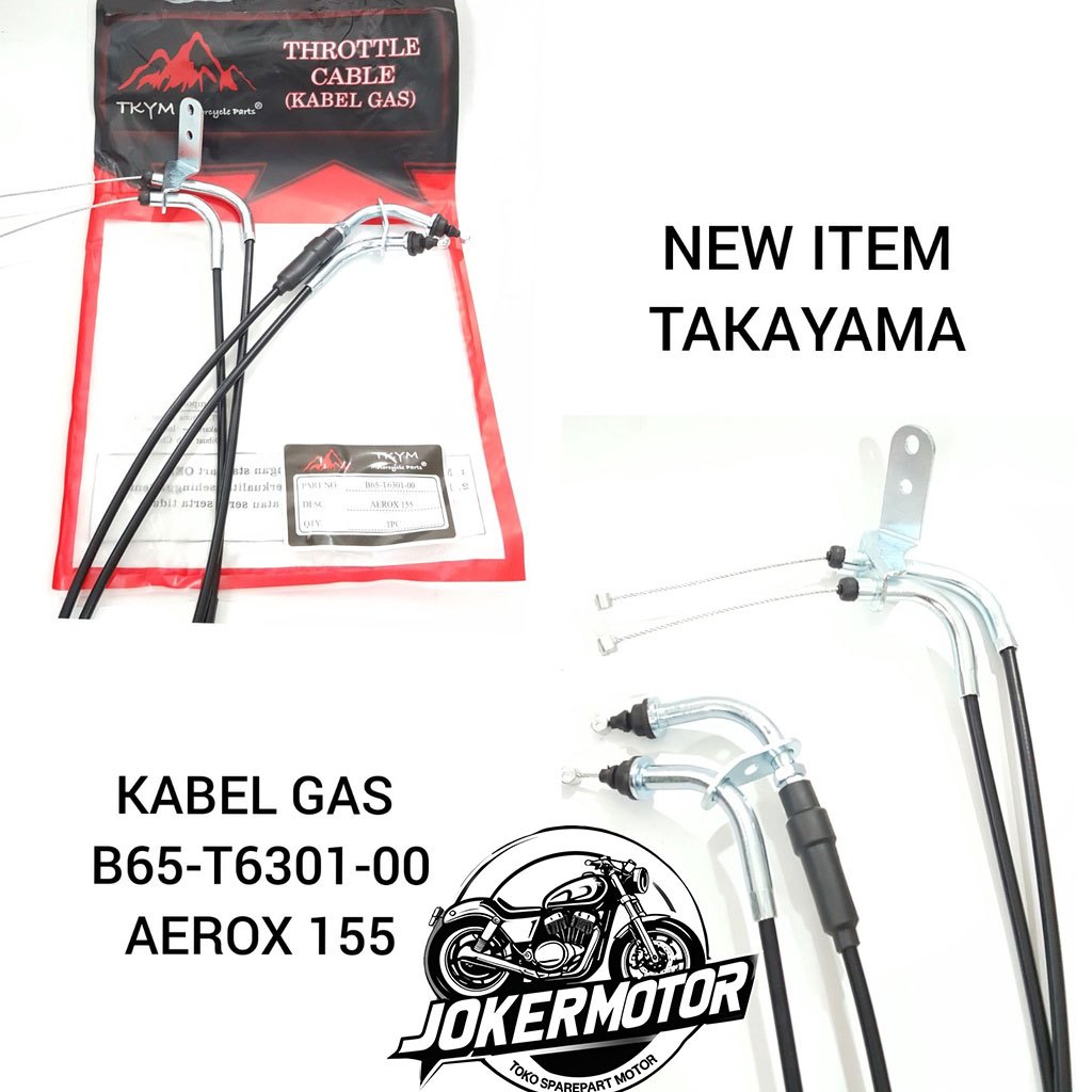 Jual KABEL GAS TALI GAS YAMAHA AEROX 155 - TAKAYAMA | Shopee Indonesia