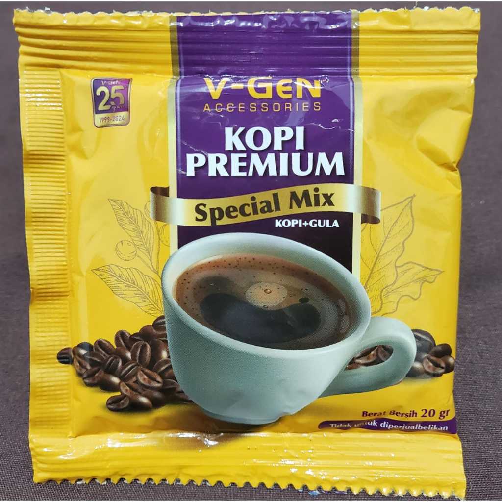 Jual Kopi Sachet Premium Special Mix Kopi+Gula V-Gen Vgen | Shopee ...