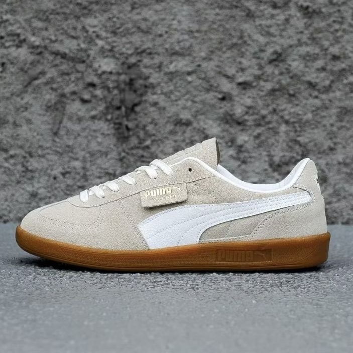 Jual PUMA PALERMO BEIGE WHITE GUM | Shopee Indonesia