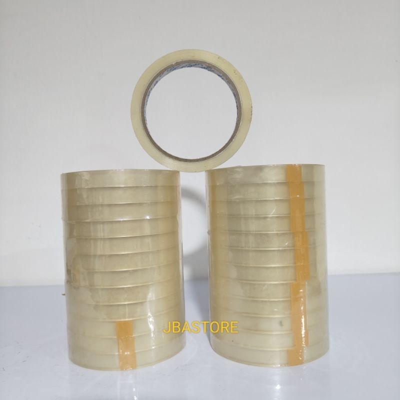 Jual 1 Dus Isolasi Bening Kecil Solatip 1/2 inch 12mm x 72 Yard ...