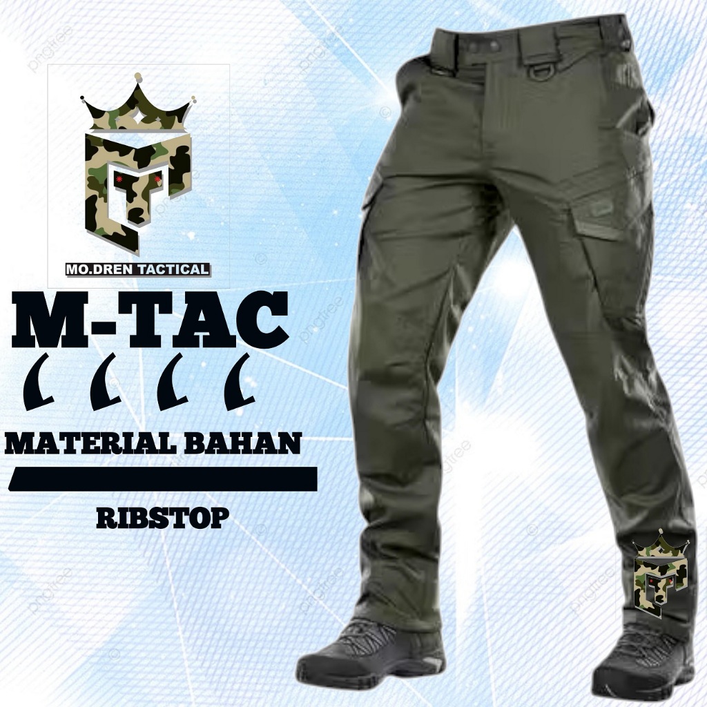 Jual Celana Tactical Pria M-TAC Hijau Army//Celana Taktikal//Celana Cargo//Celana Gunung//Celana ...