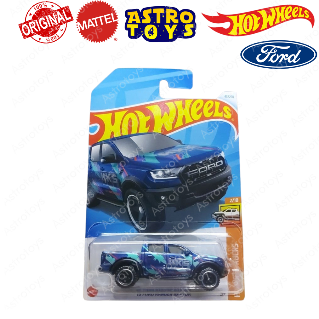 Jual Hot Wheels 19 Ford Ranger Raptor HKS Pickup Truck Mainan Diecast ...