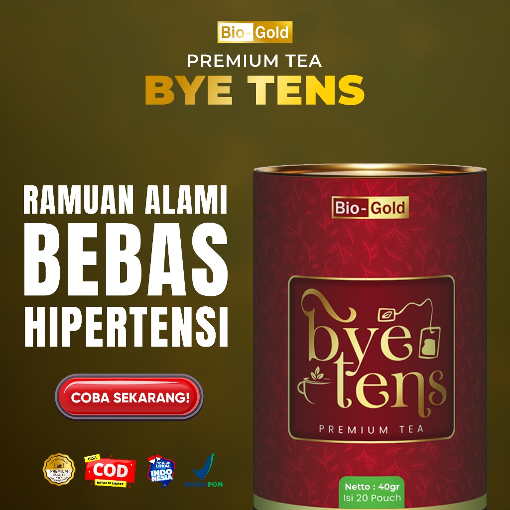 Jual Bio Gold Bye Tens Teh Hijau Seledri Mengkudu Premium Tea Untuk ...
