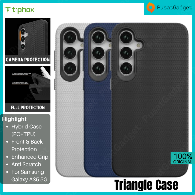 Jual Case Samsung Galaxy A35 5G T-PHOX Triangle Hybrid Casing | Shopee ...