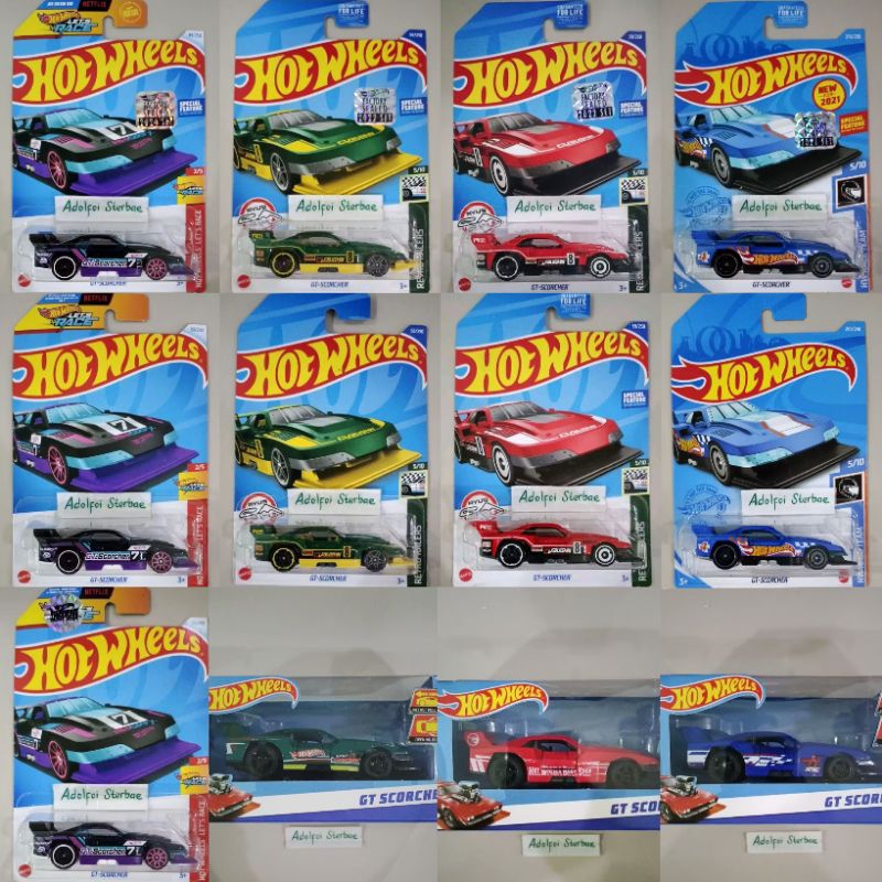 Jual hotwheels hot wheels gt-scorcher hw race team retro racers ryu's ...