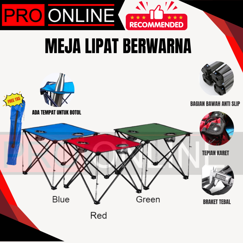 Jual MEJA LIPAT CAMPING PORTABLE - MEJA OUTDOOR MANCING - MEJA LIPAT ...