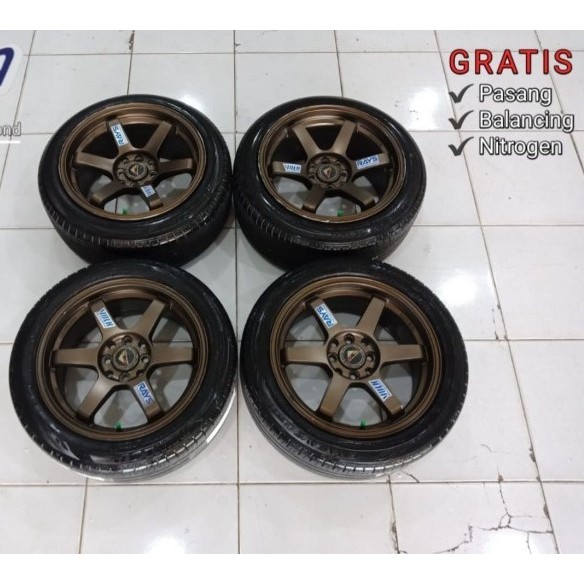 Jual VELG MOBIL BEKAS MURAH TE37 R16 PCD 4X100/114 UNTUK AVANZA XENIA JAZZ YARIS VIOS LIVINA ...