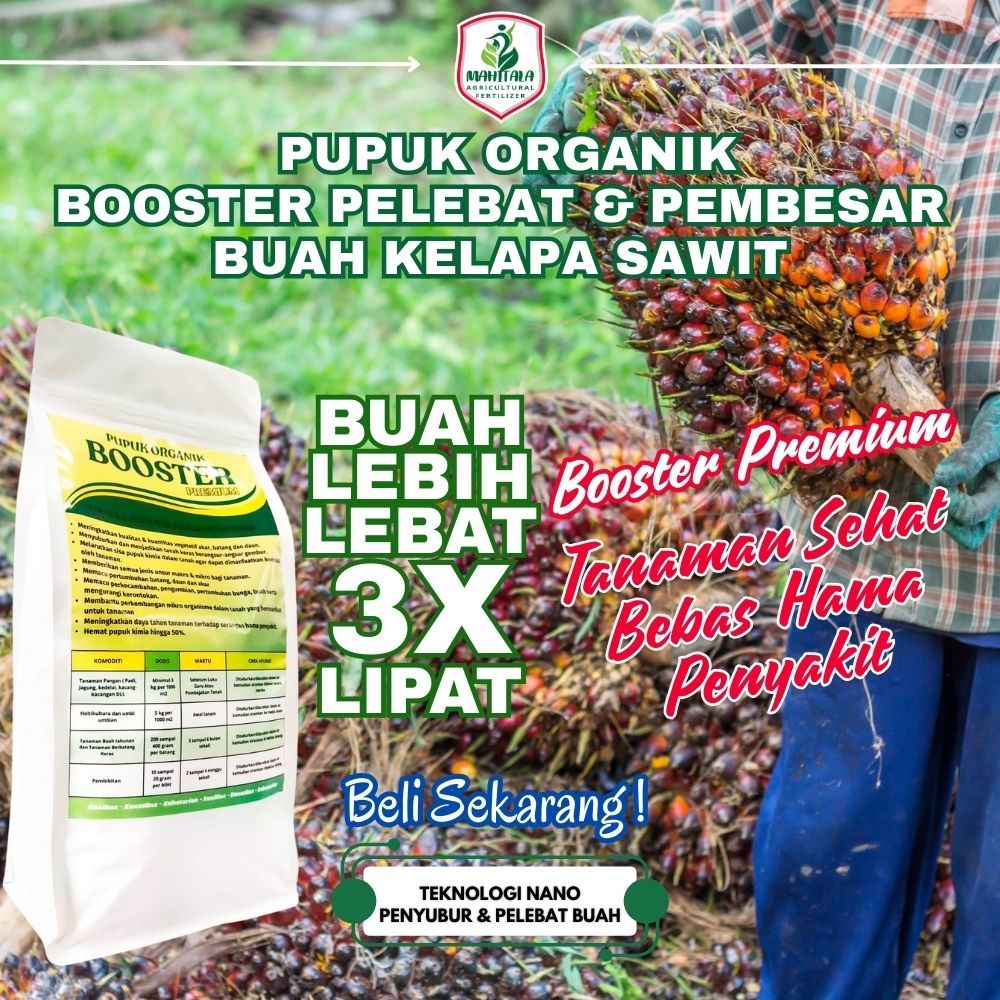 Jual Pupuk Organik Booster Kelapa Sawit Pelebat Pembesar Buah Anti Trek Terbaik Ampuh Cepat ...
