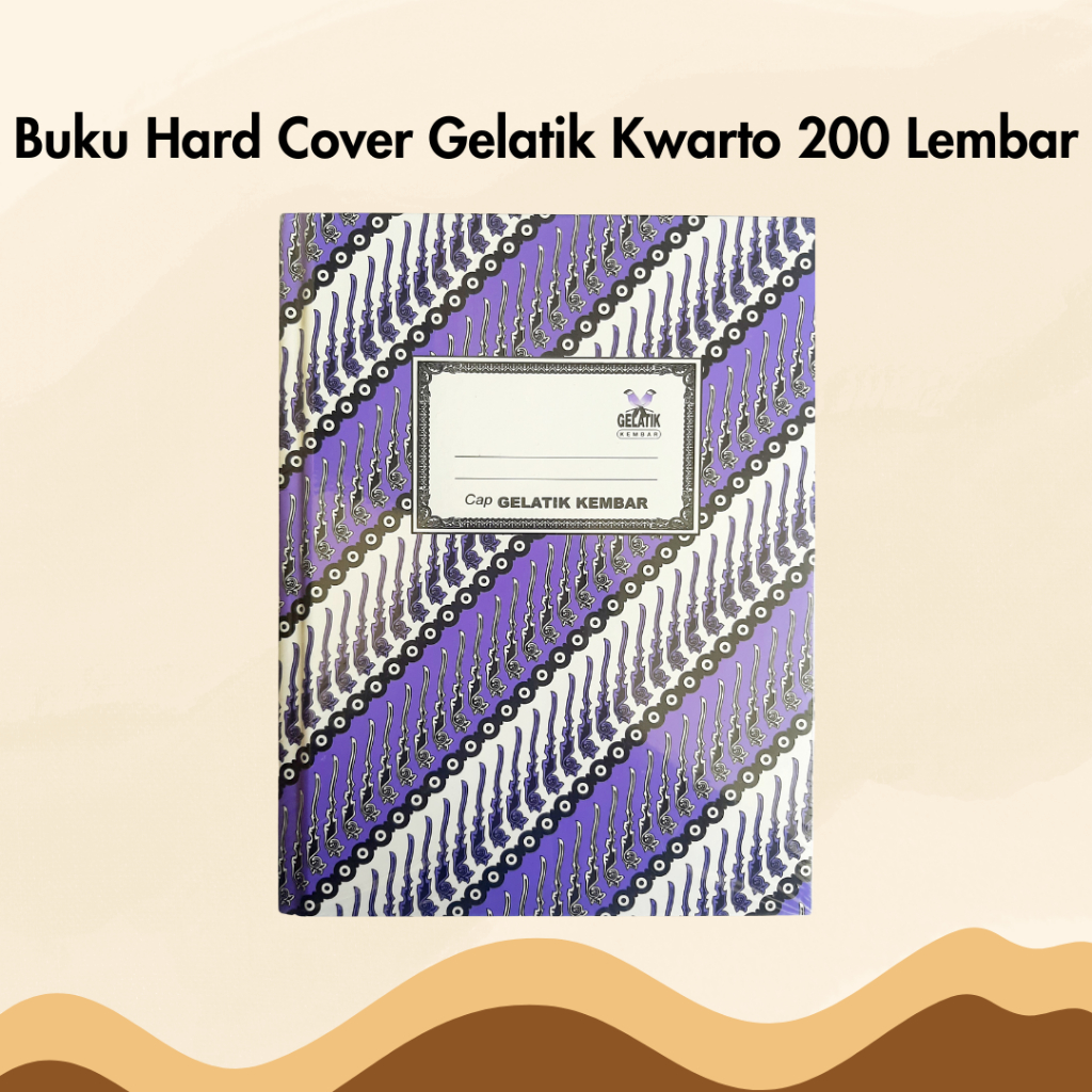 Jual Buku Kwarto Hard Cover Gelatik Kembar Isi 200 Lembar Quarto A5 ...
