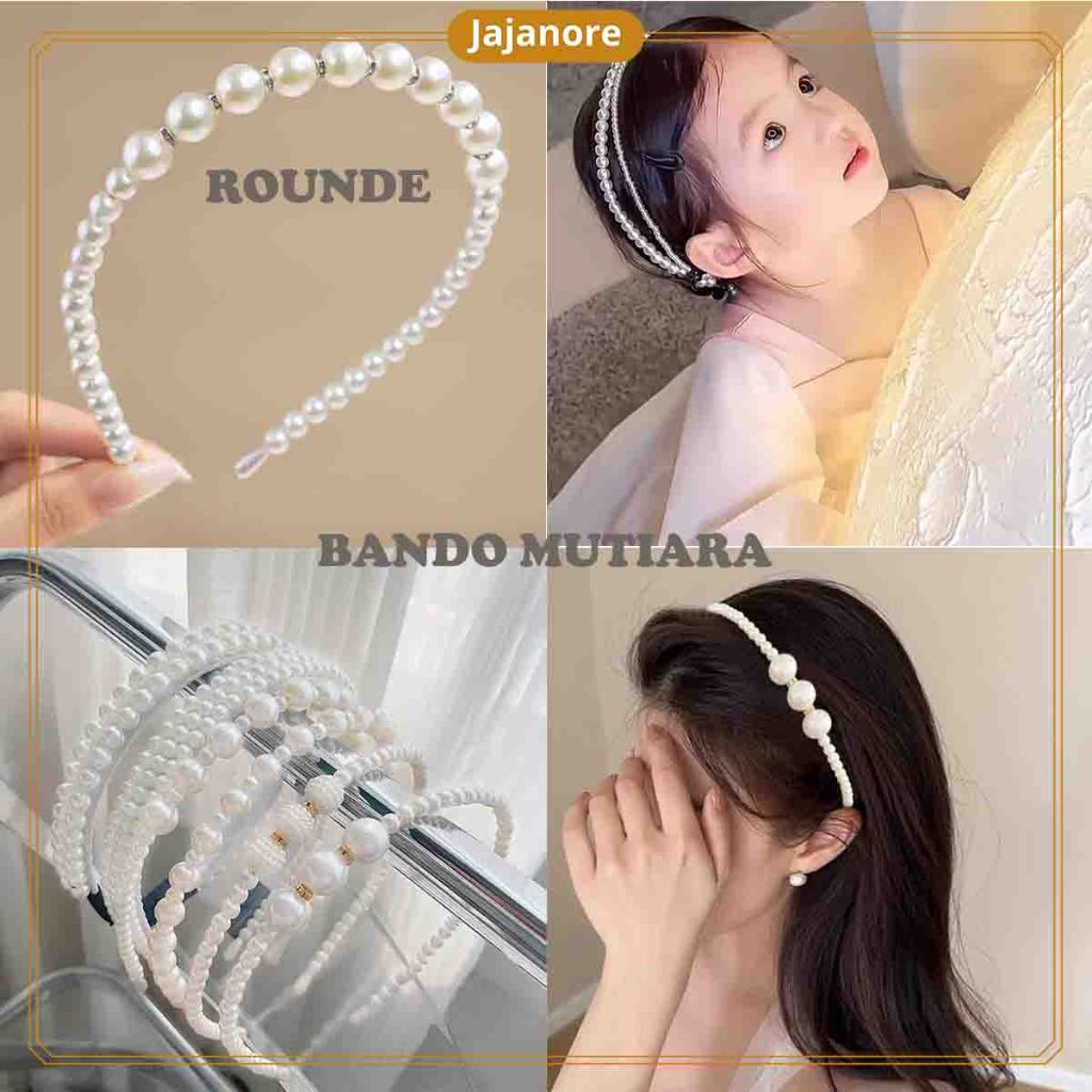 Jual JR - BANDO MUTIARA PEARL CANTIK MURAH / BANDO KOREA MUTIARA ...