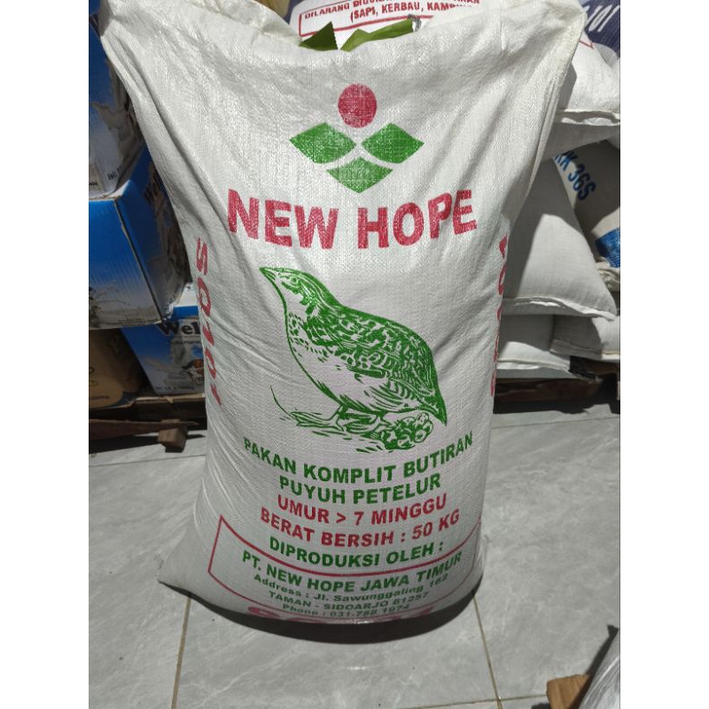 Jual New hope SQ101 pakan puyuh layer Pur puyuh petelur 1 kg | Shopee Indonesia