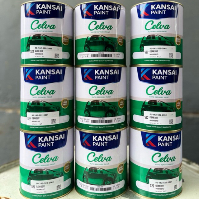 Jual CELVA KANSAI PAINT CLEAR GLOSS & DOFF (MATT) 1L | Shopee Indonesia