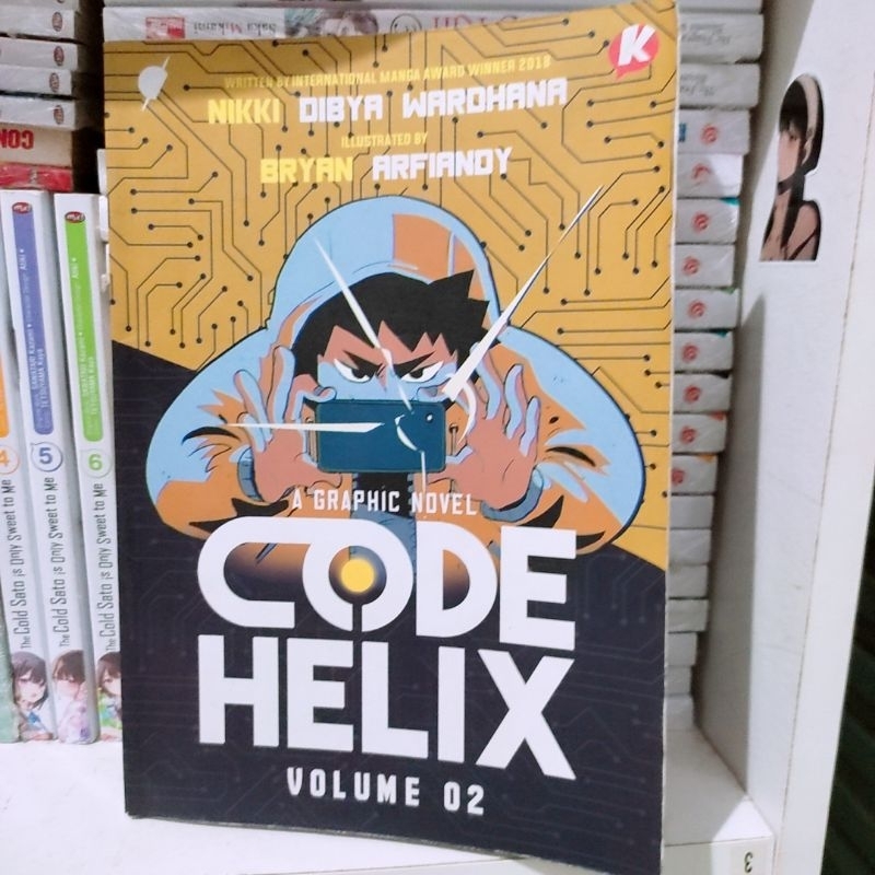Jual graphic novel komik code helix vol 2 preloved kondisi cek ...