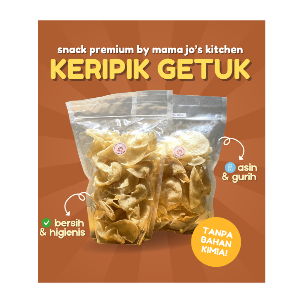 Jual Keripik Singkong Gethuk Mama Jo's Kitchen / Keripik Getuk / Cemilan Asih / Keripik Renyah ...