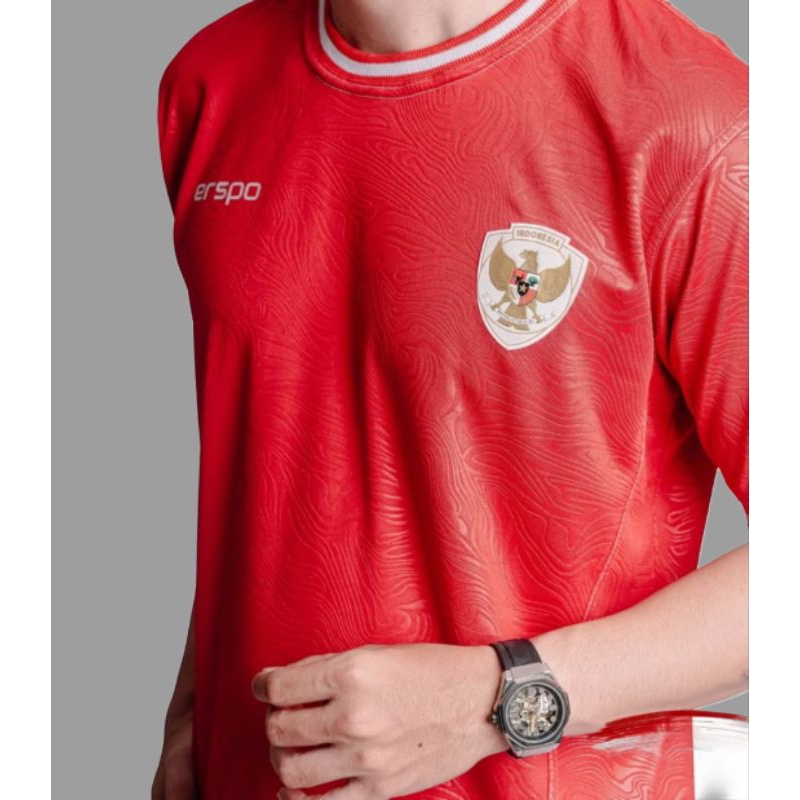 Jual Baju Jersey Timnas Terbaru 2025 Bahan Emboss (Gratis Sablon Nama ...