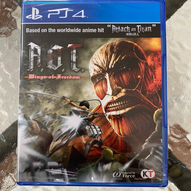 Jual PS4 Attack on Titan Wings of Freedom AOT A.O.T BD Blu-Ray Kaset ...
