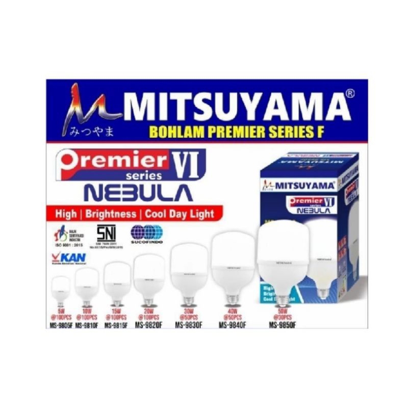 Jual BOLHAM mitsuyama varian LED 5-20 watt Kapsul / Capsule / Tabung | Shopee Indonesia