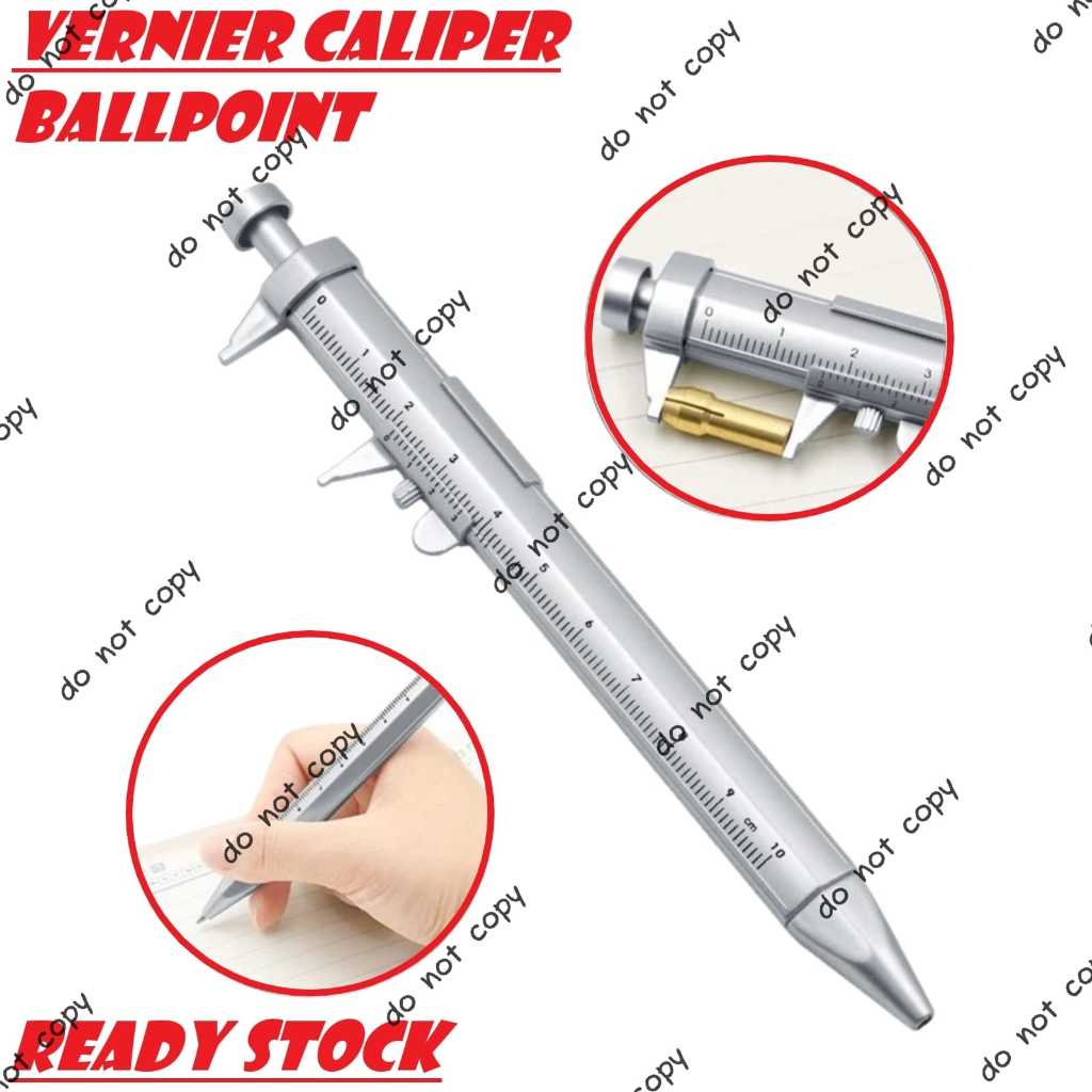 Jual Ballpoint Ukur Pen Sigmat Multifungsi Measuring Tool Scale Ruler ...