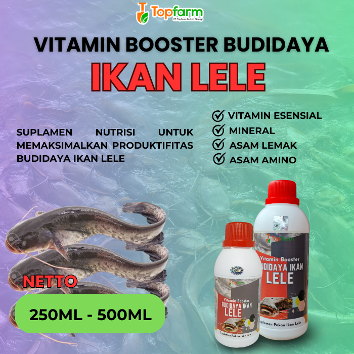 Jual Vitamin Ikan Lele 250ML-500ML/ Vitamin Ternak Ikan Lele/ Vitamin Ikan Lele Cepat Besar ...