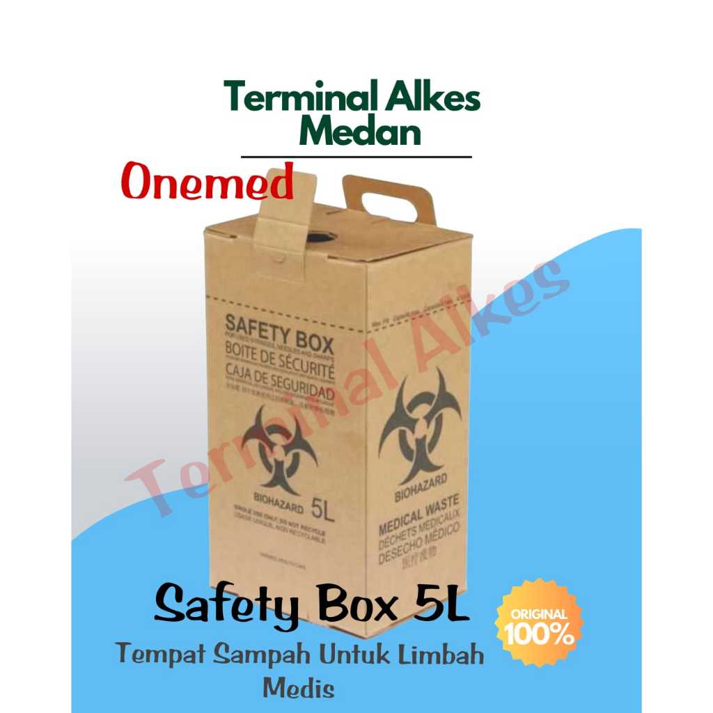 Jual Safety Box Coklat 5Liter ONEMED | Shopee Indonesia