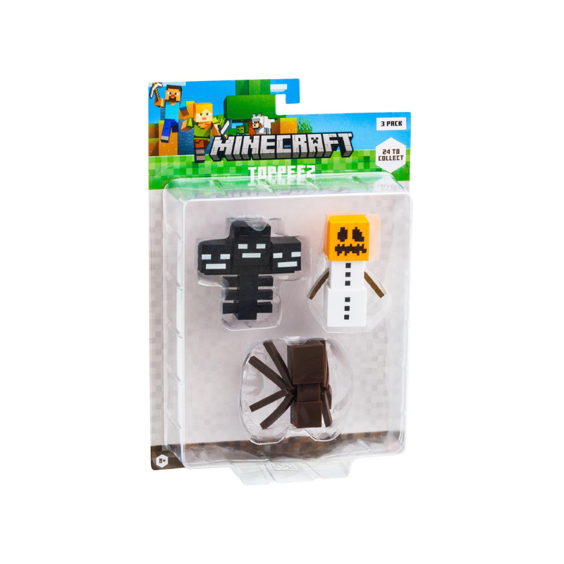 Jual Mainan Minecraft 3D Toppeez 3 pack Blister | Shopee Indonesia