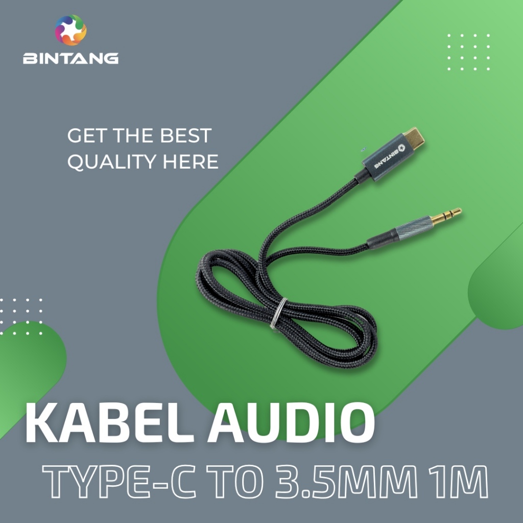 Jual KABEL AUDIO USB-C TO 3.5MM BT 1M LS-Y91C | Shopee Indonesia