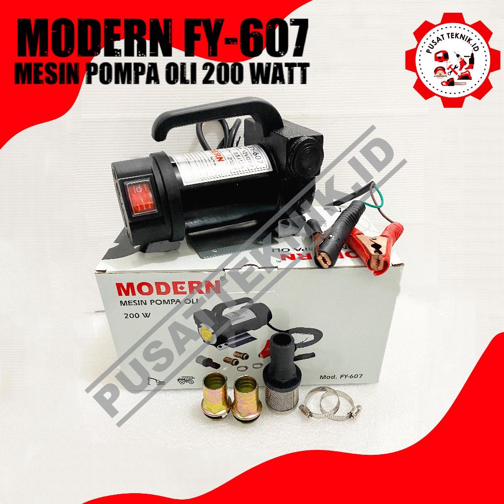 Jual MODERN FY 607DC POMPA OLI LISTRIK FY607DC MINYAK OLI SOLAR BENSIN ...