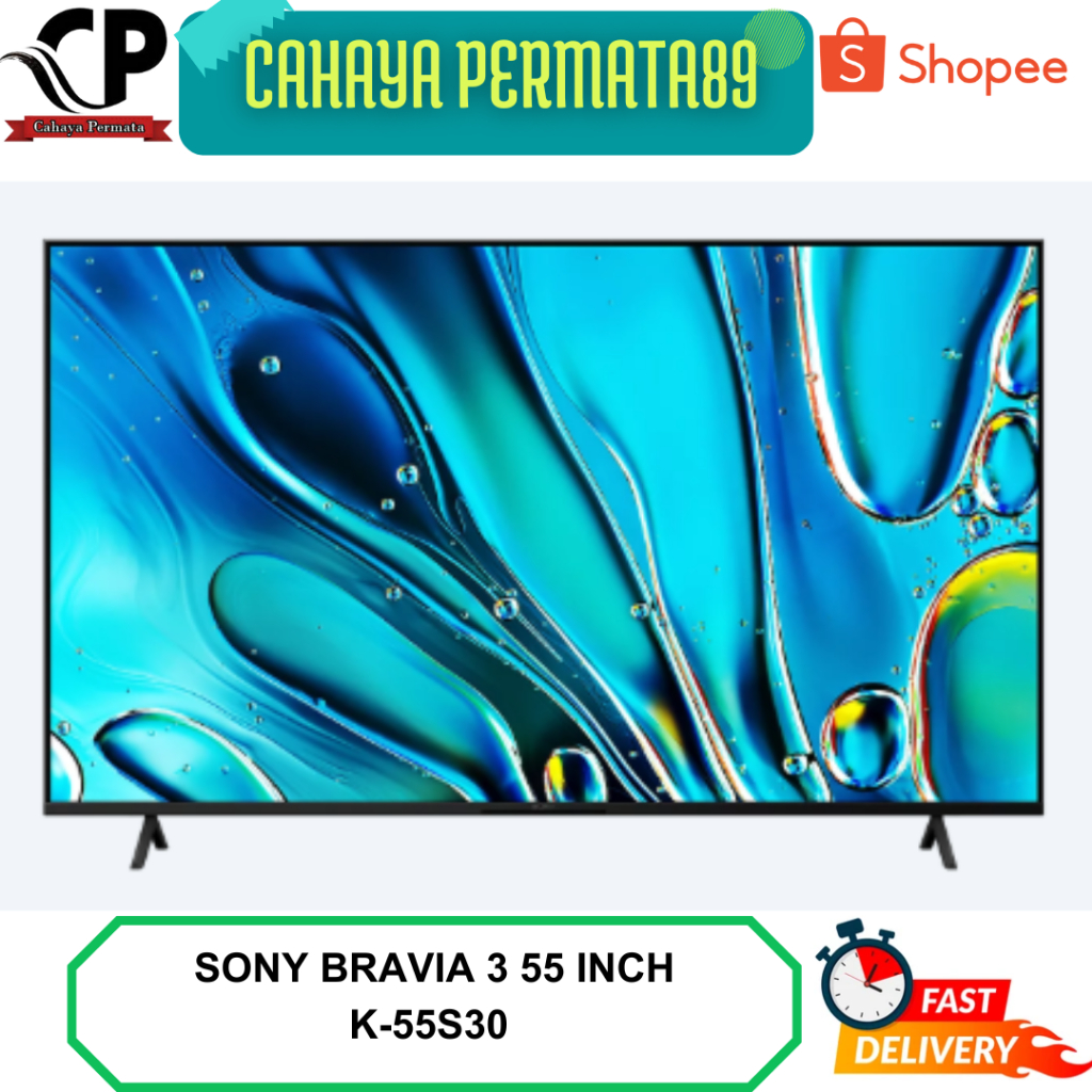 Jual SONY BRAVIA 3 K-55S30 SMART TV ANDROID UHD 4K HDR 55 INCH GOOGLE TV // XR-55X90L | Shopee ...