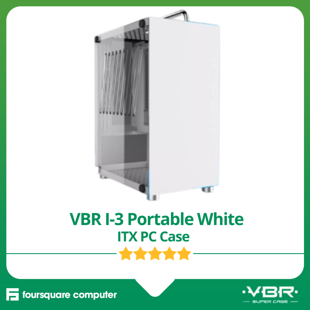 Jual VBR I-3 Portable White Mini ITX PC Case Casing | Shopee Indonesia